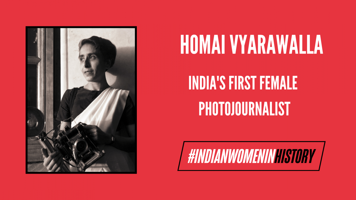 Homai Vyarawalla: India's First Female Photojournalist | # ...