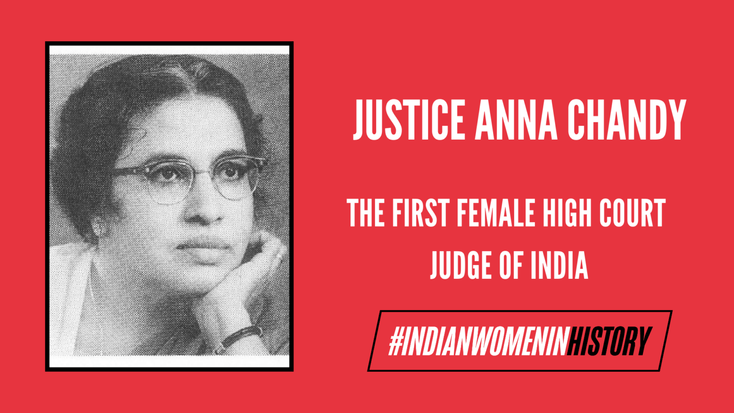 Justice Anna Chandy: The First Female High Court Judge Of India | # ...