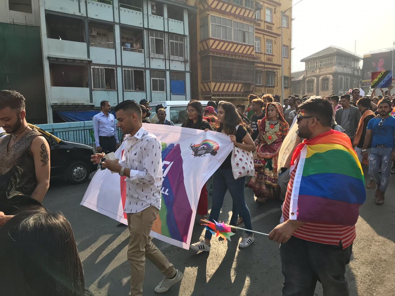 In Photos: Mumbai's First Pride March Post 377 Ruling | Feminism in India