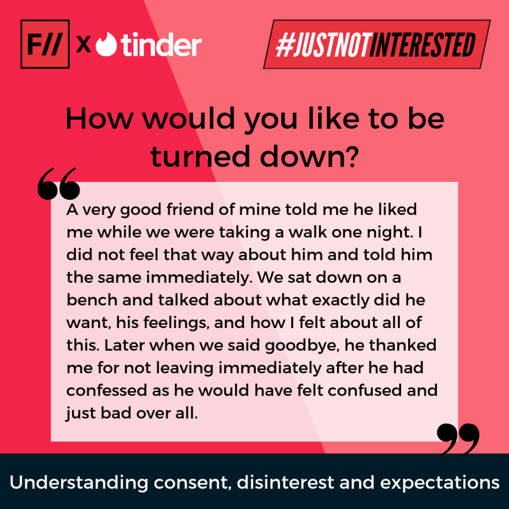 Turning Someone Down: Is Amicable Rejection Possible? | #JustNotInterested