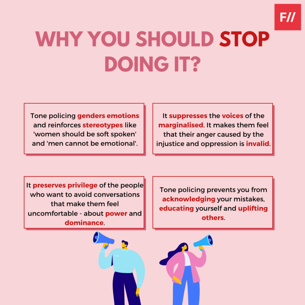 Infographic: What Is Tone Policing And Why Is It Wrong?