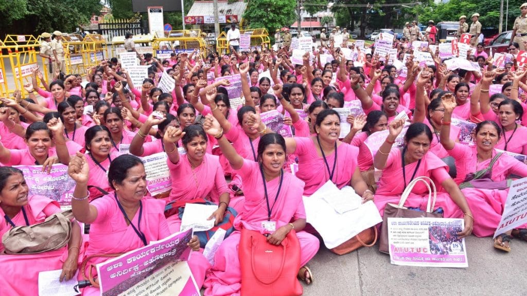 ASHA Workers' Protest: How Primary Health Workers Continue To Be Denied ...