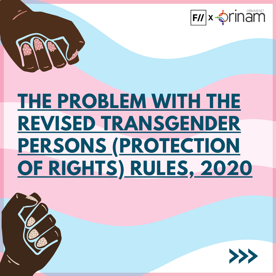 In Posters: The Problem With The Revised Draft Trans Act Rules, 2020 ...