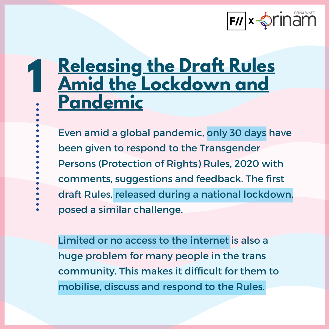 In Posters: The Problem With The Revised Draft Trans Act Rules, 2020 ...