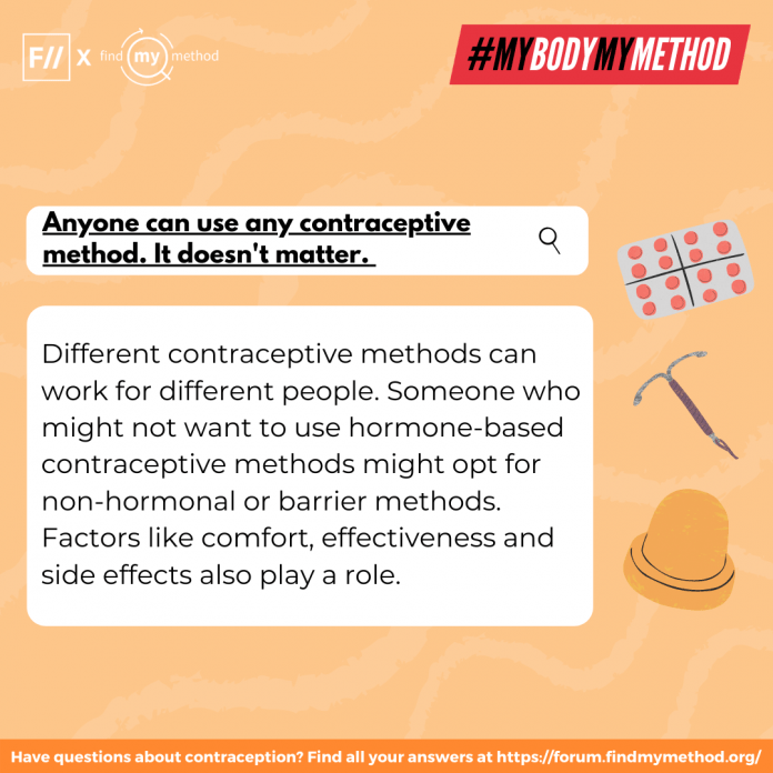 In Posters Contraception Myths Busted Mybodymymethod