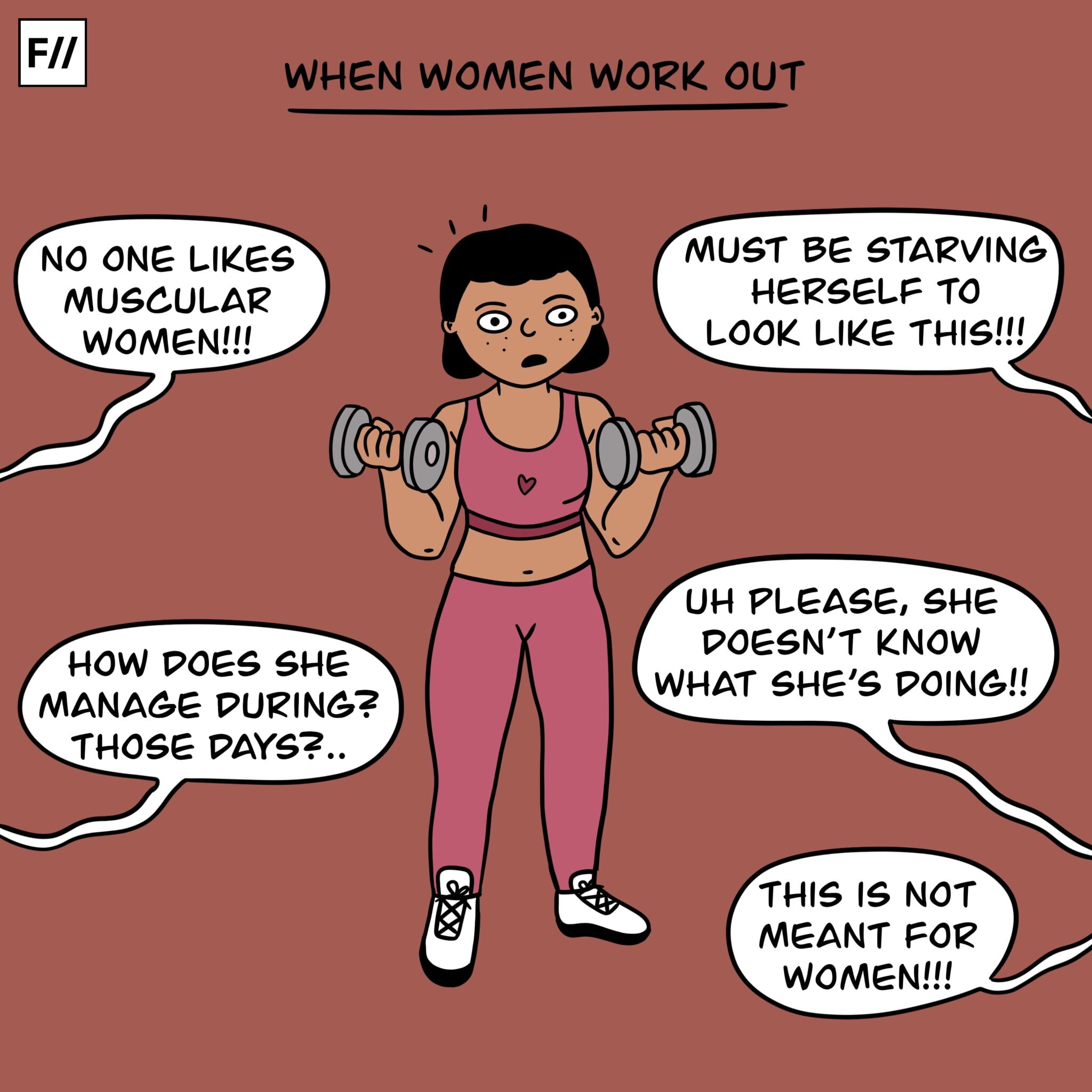 Comic: Women Who Lift | Feminism in India