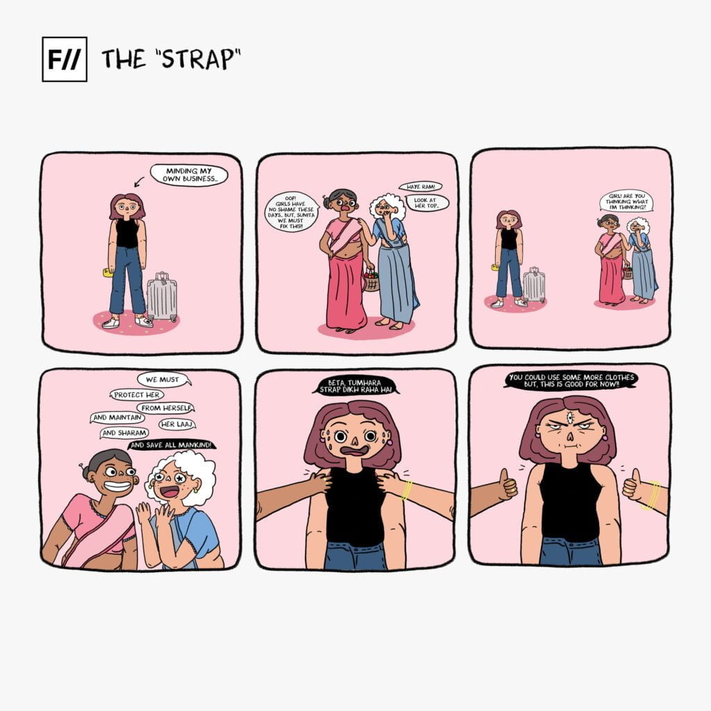 Comic: The Bra Strap | Feminism in India