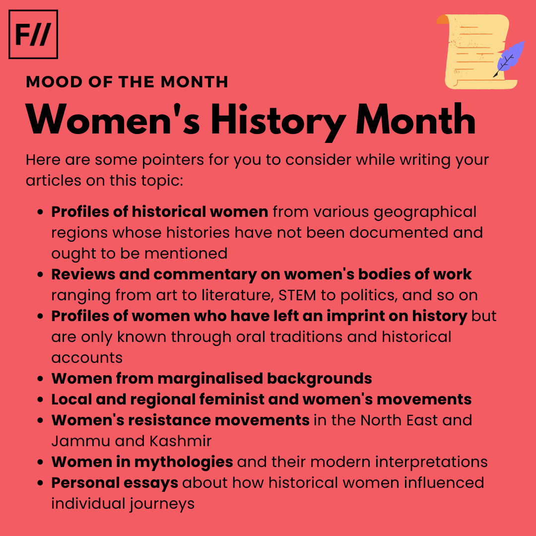 Women's History Month: Mood Of The Month, March 2023 | Feminism in India